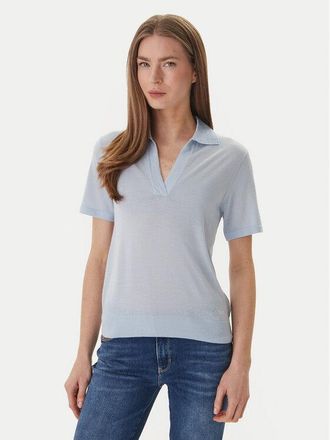 Guess Poloshirt W6GR03 Z0583 Hellblau Regular Fit