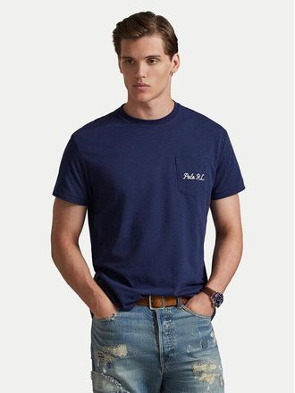 Polo Ralph Lauren T-Shirt 710B16610001 Dunkelblau Regular Fit
