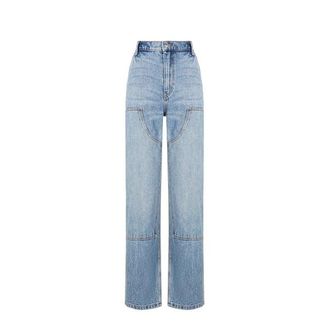 Alexander Wang Cargo-Jeans aus Baumwolle in Blau