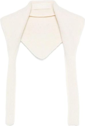 Jacquemus Ribbed-knit Collar Scarf