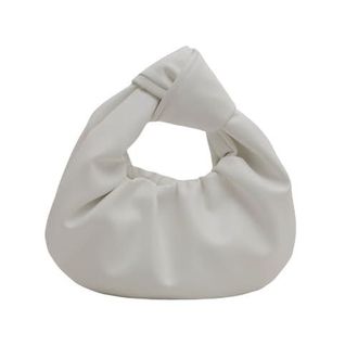 Generic Sac daisselle en PU synth&eacute;tique, sacoche d&eacute;contract&eacute;e &agrave; bandouli&egrave;re pour dames, sac nuage &eacute;l&eacute;gant en blanc