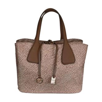 Borbonese Femme, Sacs, Beige, Taille: ONE Size Vis a Vis Bauletto