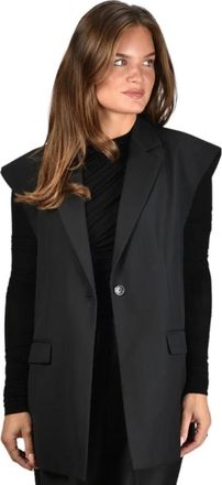 Nine In The Morning Femme, Vestes, Noir, Taille: 42 FR Taylor Sleeveless Blazer