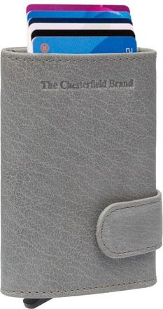 The Chesterfield Brand Leder Kartenetui Hellgrau Mannheim