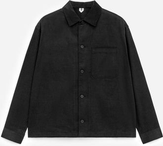Arket Overshirt Aus Cord -Schwarz