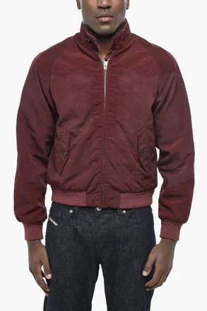 Maison Margiela MM1 Nylon Bomber Jacket with Zip Closure Maison Margiela