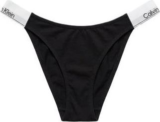 Calvin Klein Culotte &agrave; logo en coton m&eacute;lang&eacute;