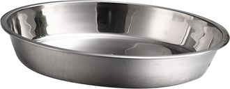 Garneck Edelstahl Tiefer Teller 30 cm - Hochwertige Edelstahl Schale Für Kuchen - Obst Und Snacks Ideal Für Zuhause Bar Und Küche Langlebig Und Wiederverwendb