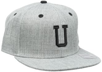 MSTRDS Unisex Baseball Cap Letter Snapback U, U Heather Grey, Large