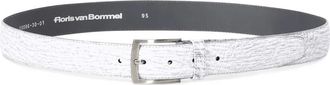 Van Bommel Homme, Accessoires, Gris, Taille: 105 CM Ceinture De Belter