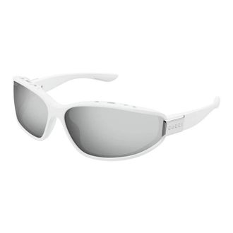 Gucci Geometrische Sonnenbrille - - Accessories - Herren - Wei&szlig; - ONE SIZE