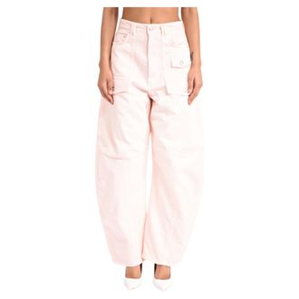 Sportmax Femme, Jeans, Rose, Taille: W29 Wide Jeans