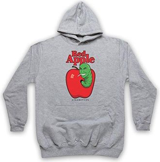 The Guns Of Brixton Red Apple Cigarettes Tarantino Fake Brand Sweat a Capuche des Adultes, Gris, Large
