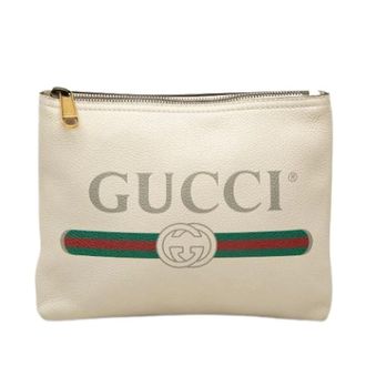 Gucci Sac pochette vintage Pre-owned - Femme - Pre-owned - Blanc - Taille: ONE Size