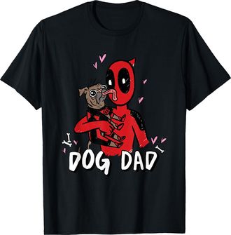 MARVEL Super Heroes Pets Deadpool Loves Dogpool Dog Dad T-Shirt