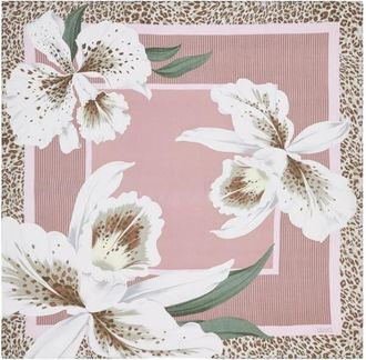 Liu Jo unisex, Accessoires, Rose, Taille: ONE Size Grand Foulard