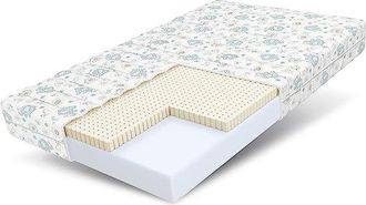 FDM Dream Matratze 90x190 cm Kaltschaum Kindermatratze Höhe 11 cm Härtegrad H2 H3 Öko-Tex Allergikergeeignet Bezug Waschbar Latex Matratzenbezug Dumbo