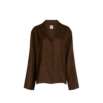 Toteme Haut de pyjama boutonn&eacute; &agrave; col tailleur