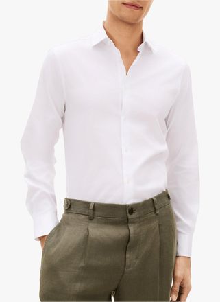 Tommy Hilfiger Chemise droite en coton m&eacute;lang&eacute;