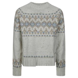 MC2 Saint Barth Pull Merida Donegal - Femme - Pulls - Beige - Taille: 36 FR