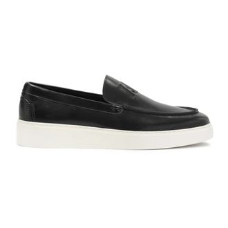 Kazar Schwarze Slip-On-Sneaker mit wei&szlig;er Sohle - - Shoes - Herren - Schwarzk - 41 EU