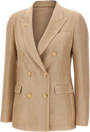 Tagliatore Femme, Vestes, Beige, Taille: 48 FR Parigi Blazer