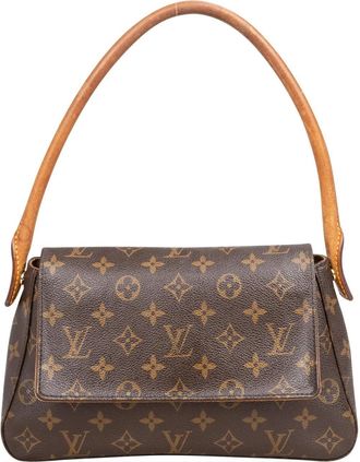 Louis Vuitton Crossbody Bags - Louis Vuitton Canvas Monogram Looping PM Shoulder - Gr. unisize - in Braun - f&uuml;r Damen