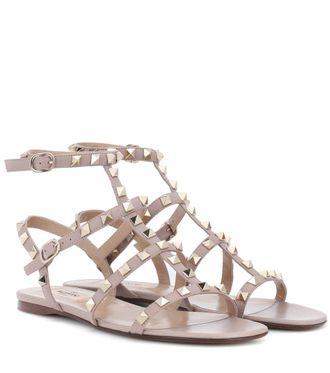 Valentino Garavani Sandalen Rockstud aus Leder