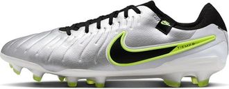 Nike Nike Homme Tiempo Legend 10 Pro Fu&szlig;ballschuh f&uuml;r Normalen Rasen Chaussure de Football, Volt argent&eacute; m&eacute;tallis&eacute;, 46 EU