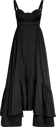 ANNA OCTOBER Black Swan Dress Size S