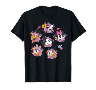 Disney Mickey & Friends Spring Easter Friendly Flower Faces T-Shirt