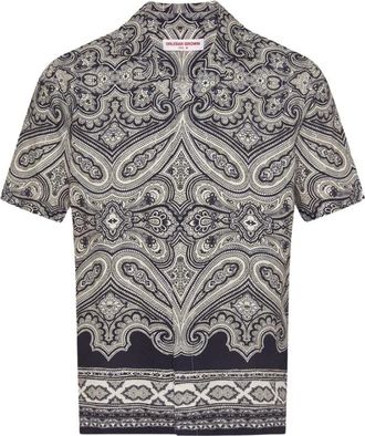 Orlebar Brown Homme, Chemises, Multicolore, Taille: S Maitan Linen Carnival