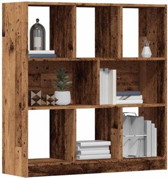 vidaXL B&uuml;cherregal Altholz-Optik 97,5x29,5x100 cm Holzwerkstoff Vidaxl