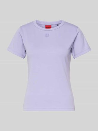 HUGO BOSS Slim Fit T-Shirt aus Baumwoll-Mix Modell DELORIS
