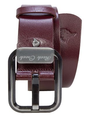 Rock Creek Herren Leder G&uuml;rtel Jeansg&uuml;rtel Herreng&uuml;rtel Lederg&uuml;rtel Echt Leder Rindsleder G&uuml;rtel Metall Dornschlie&szlig;e G-008 Weinrot 100