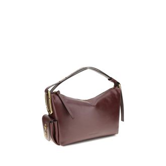 Marc Jacobs Womens Bordeaux Calf Leather Bos Taurus Shoulder Bag