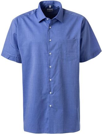 Seidensticker Seidensticker Herren Kurzarmhemd blau