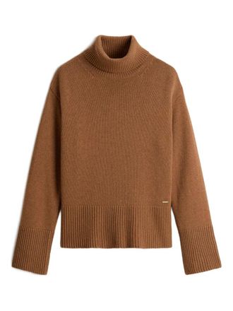 Woolrich pull à col cheminée - Marron