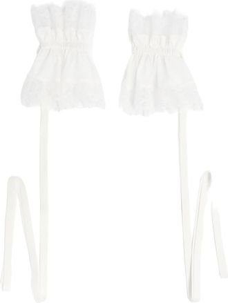 Ann Demeulemeester Handschuhe - Wei&szlig;