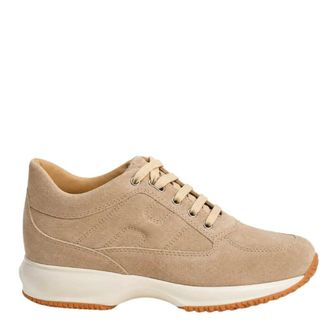 Hogan Femme, Chaussures, Beige, Taille: 35 1/2 EU Baskets Interactives