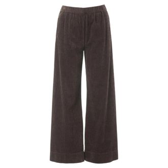 Jcsophie Jamie Wide Hosen - - Trousers - Damen - Braun - M