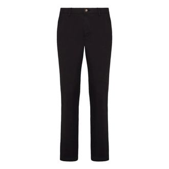 Boggi Milano Homme, Pantalons, Bleu, Taille: W34 Pantalon en coton stretch/Tencel