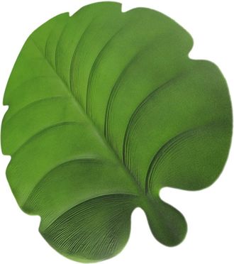 DOITOOL Monstera Eva Tischset Hitzebeständig und Isoliert Dekorative Platzmatte für Runde Tische Tischdeko für Zuhause und Festlichkeiten Praktische und Schüt