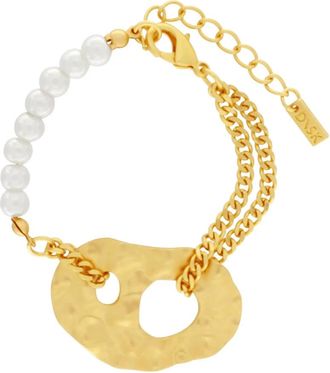 Dansk Copenhagen Perlenmix Kettenarmband - - Accessories - Damen - Gelb - ONE SIZE