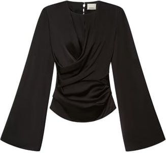 Isabel Marant Blouse drap&eacute;e Neame en satin