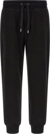 Dolce & Gabbana Homme, Pantalons, Noir, Taille: 2XL Pantalon de surv&ecirc;tement en jersey avec &eacute;cusson