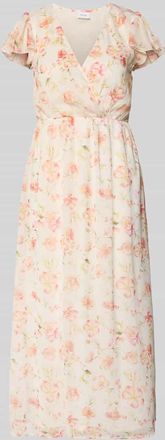 Vila Midikleid im Allover-Look Modell EMMA