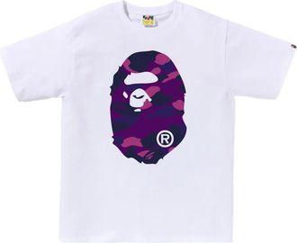A Bathing Ape t-shirt à broderies - Blanc