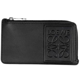 Loewe Porte-cartes doccasion - Femme - Pre-owned - Noir - Taille: ONE Size