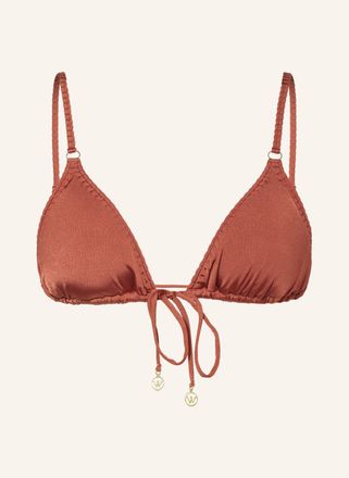 Watercult Watercult Triangel-Bikini-Top Crafted Essentials rot